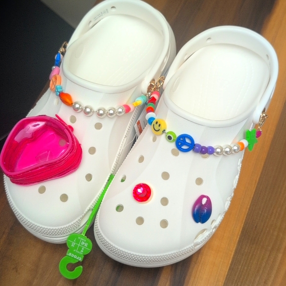 CROCS | Shoes | Crocs Womens Baya Midsummer Platform Clog Sandals Size ...